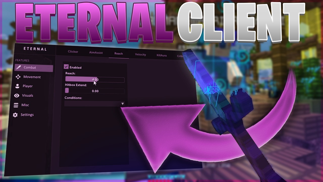 This FREE Hacked Client has Killaura!? - Eternal Client - YouTube
