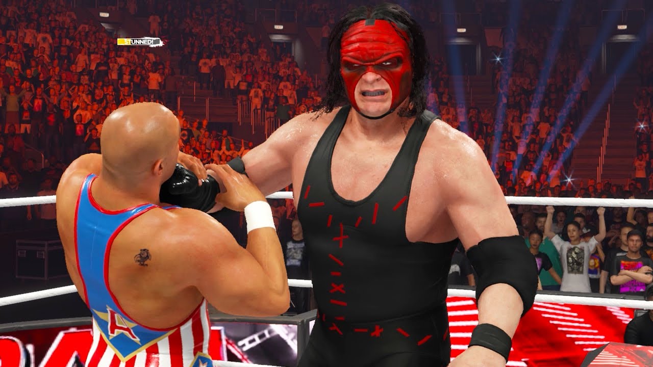 Team Kane vs Team Kurt Angle | WWE | WWE 2K24 | WWE Games | Tag Team ...