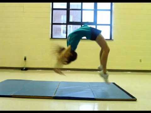 Standing Back Handspring - YouTube