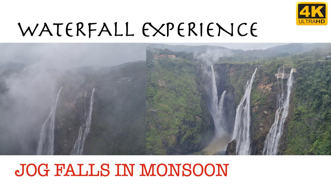 Jog Falls In the Monsoons | Karnataka Waterfalls | Talguppa Railway ...