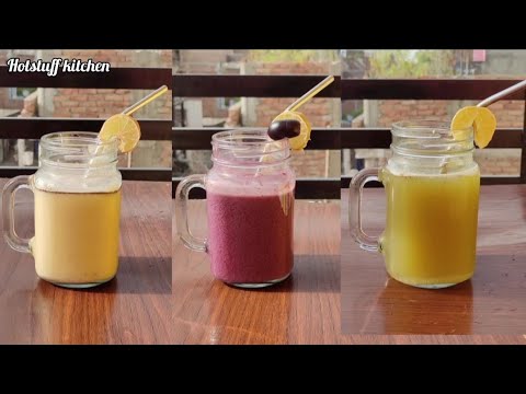 गर्मियों मे बनाओ घर के समान से ठंडी ठंडी ड्रिंक रेसिपी / summer drink recipe / hotstuff kitchen ...