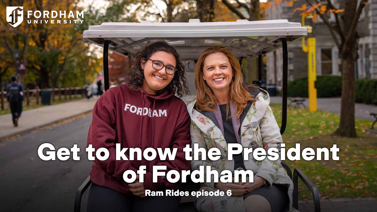 Get to Know the President of Fordham University! | Ram Rides Ep. 6 ...