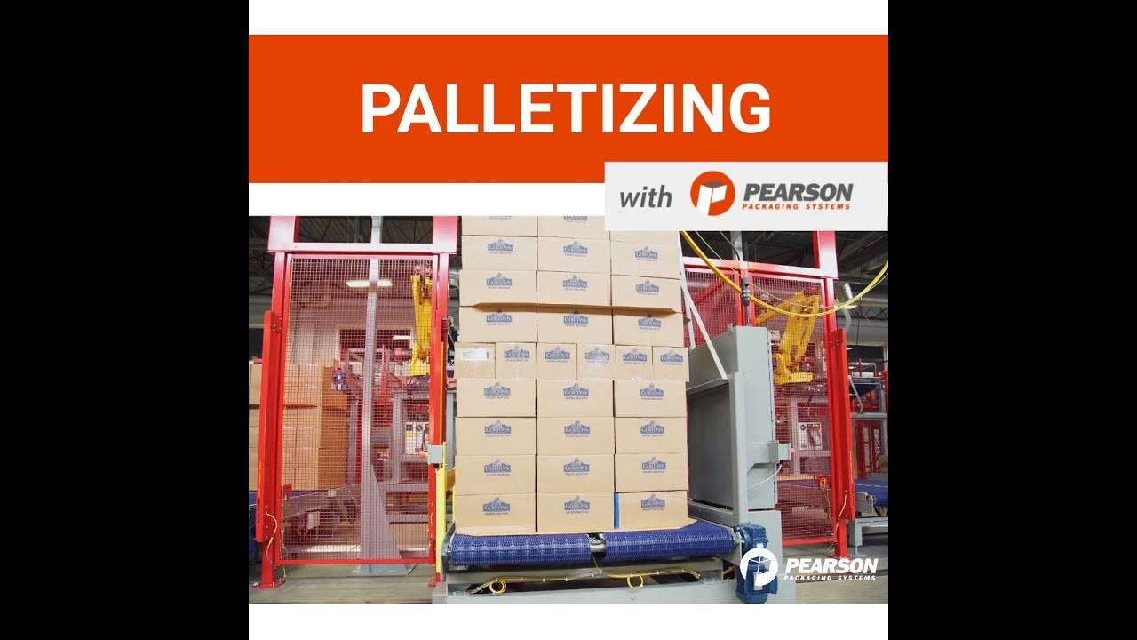 Palletizing with Pearson Packaging Systems - YouTube