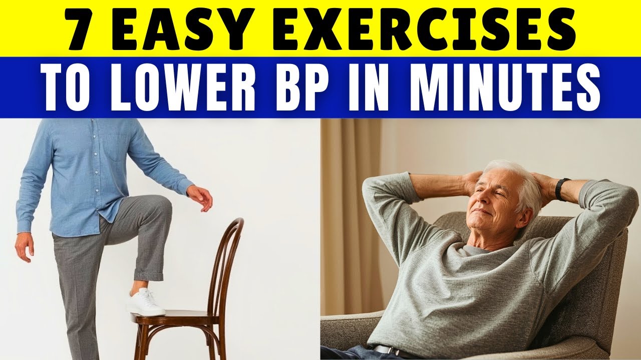 7 Easy Exercises to Lower High Blood Pressure in Minutes - YouTube