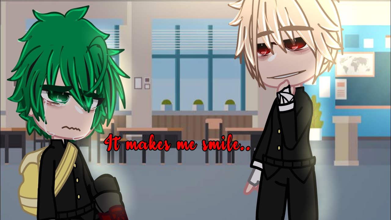 When I see you cry, it makes me smile. [ Middle school ] ( Deku Angst ...