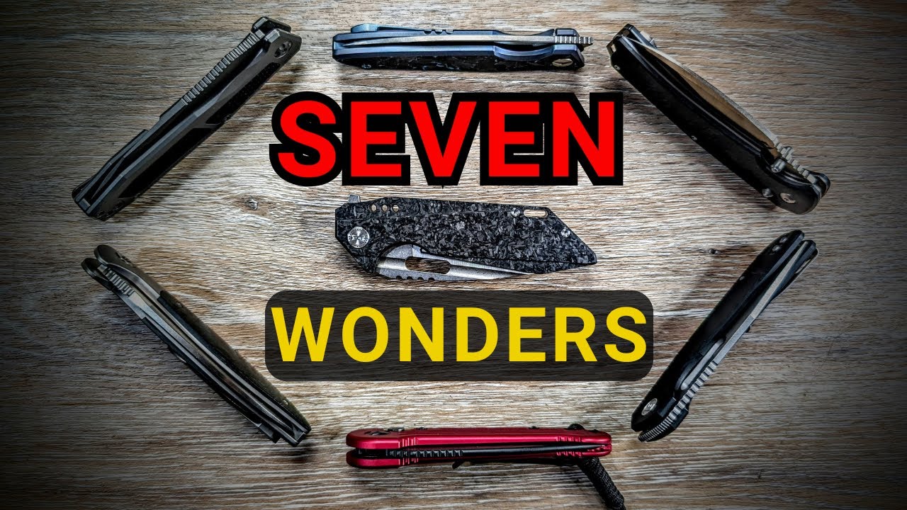 Knife Guys Rejoice! 7 Full Size EDC Knives - YouTube