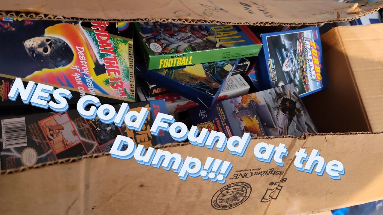 WE found Nintendo GOLD at the Dump!!!! - YouTube