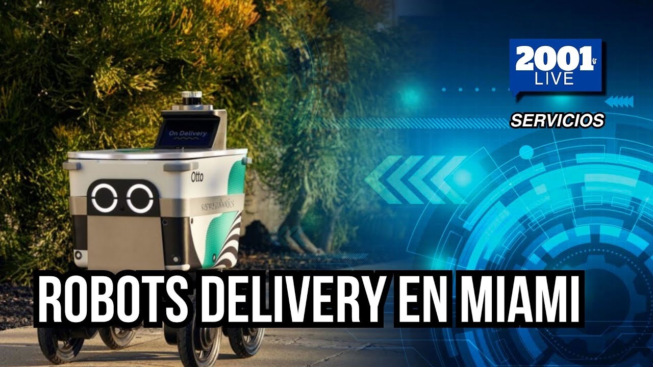 Lanzan flota de robots delivery en Miami Beach y así funcionan las ...