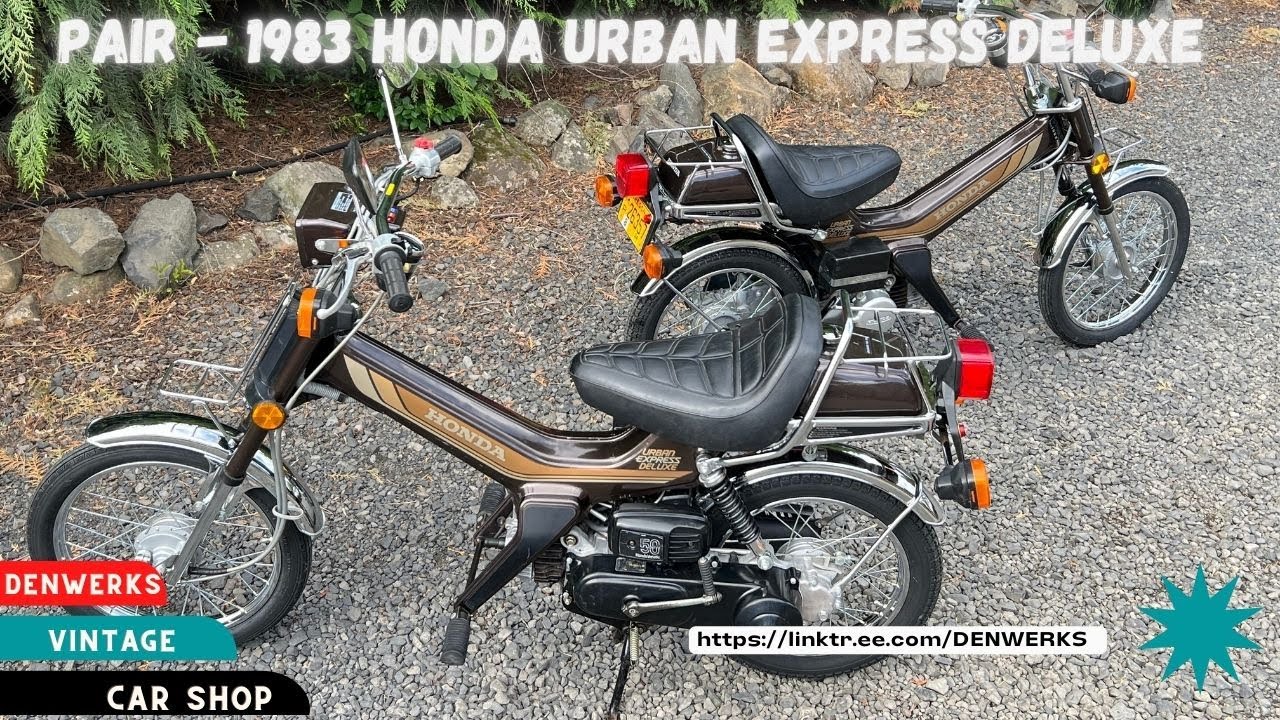 1983 Honda Urban Express Scooter - Denwerks - Bring a Trailer - YouTube