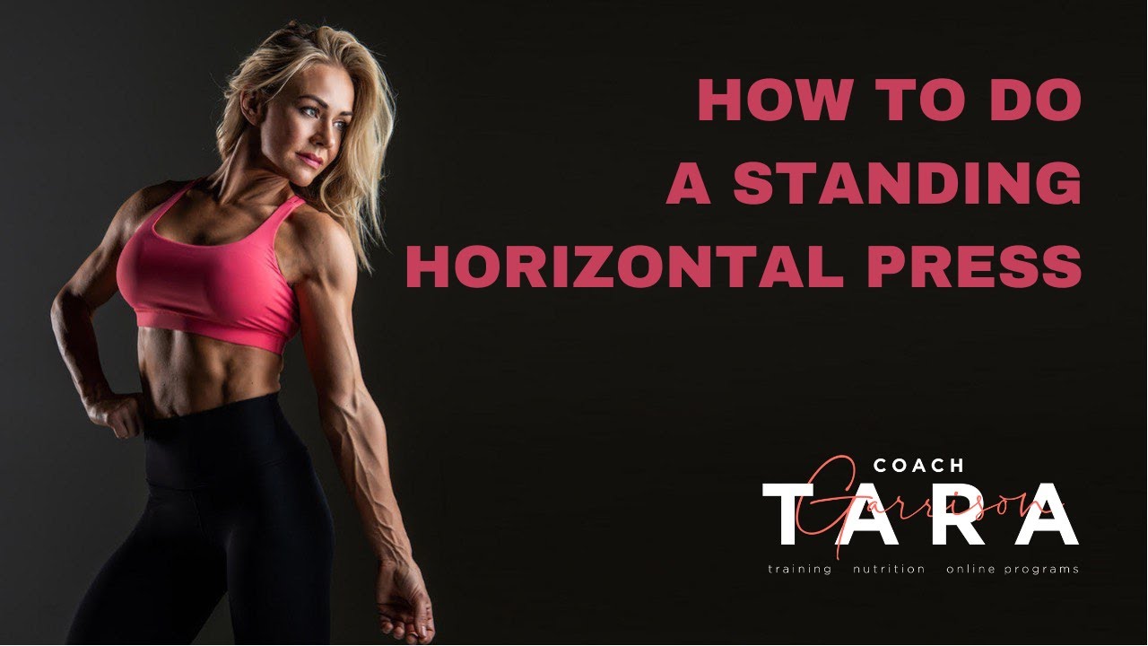 Standing Horizontal Press - YouTube