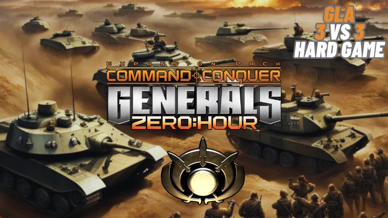 Command & Conquer Generals Zero Hour جنيرال زيرو اور | gla army 3 vs 3 ...