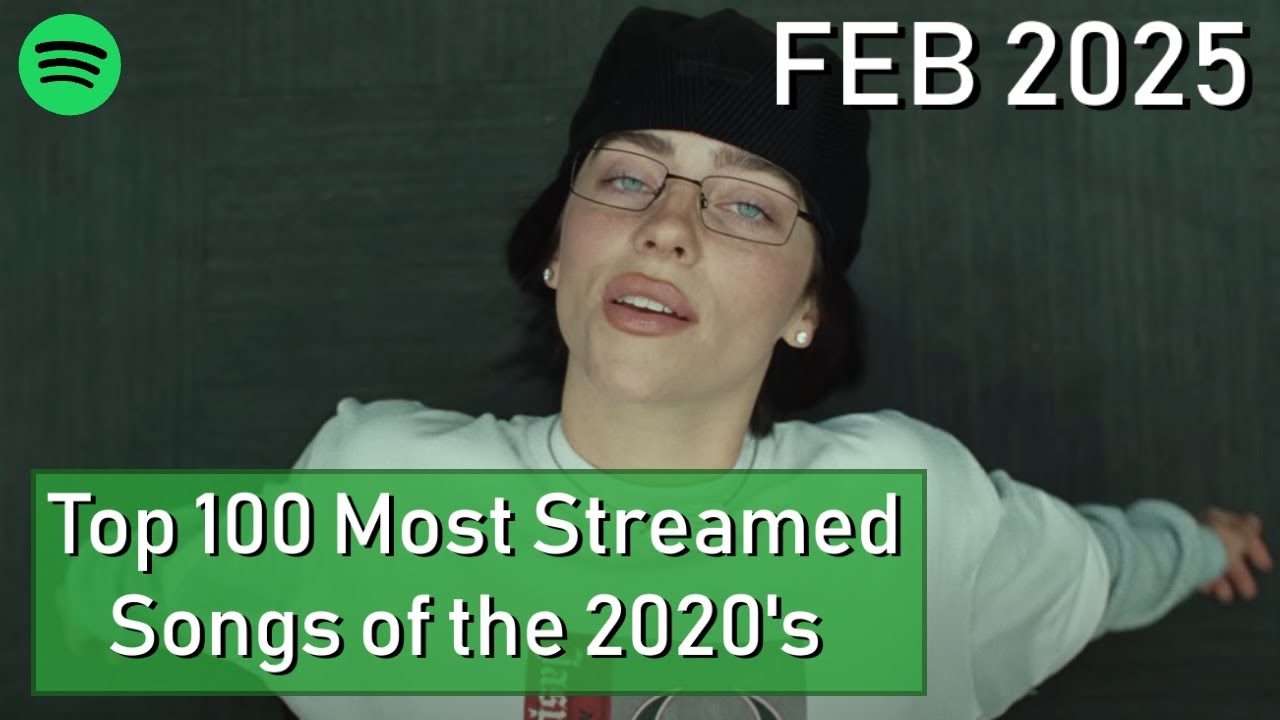Top 100 Most Streamed Songs of the 2020's [February 2025] - YouTube