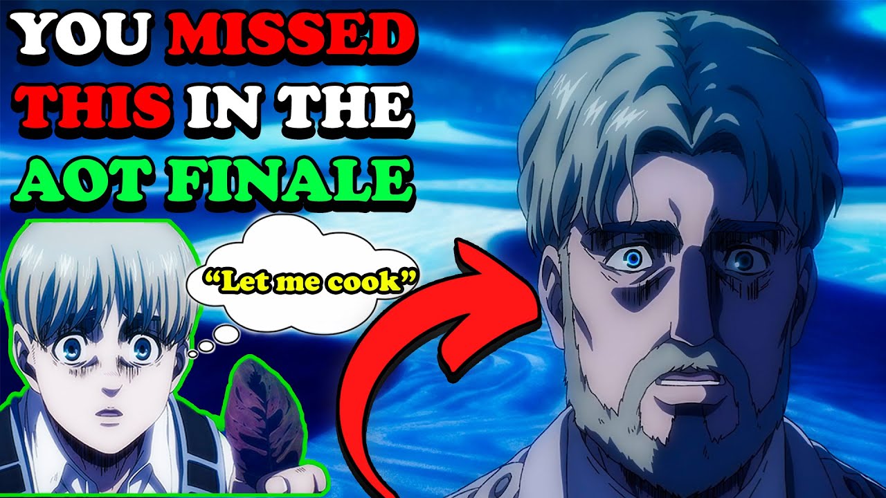 You MISSED this BEAUTIFUL scene in the AOT finale - YouTube