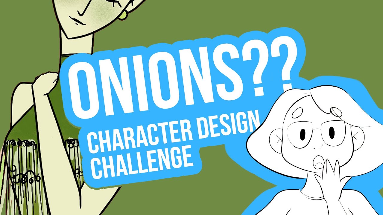 Turning Spring Onions into a... Character?! 🧅 Character Design ...