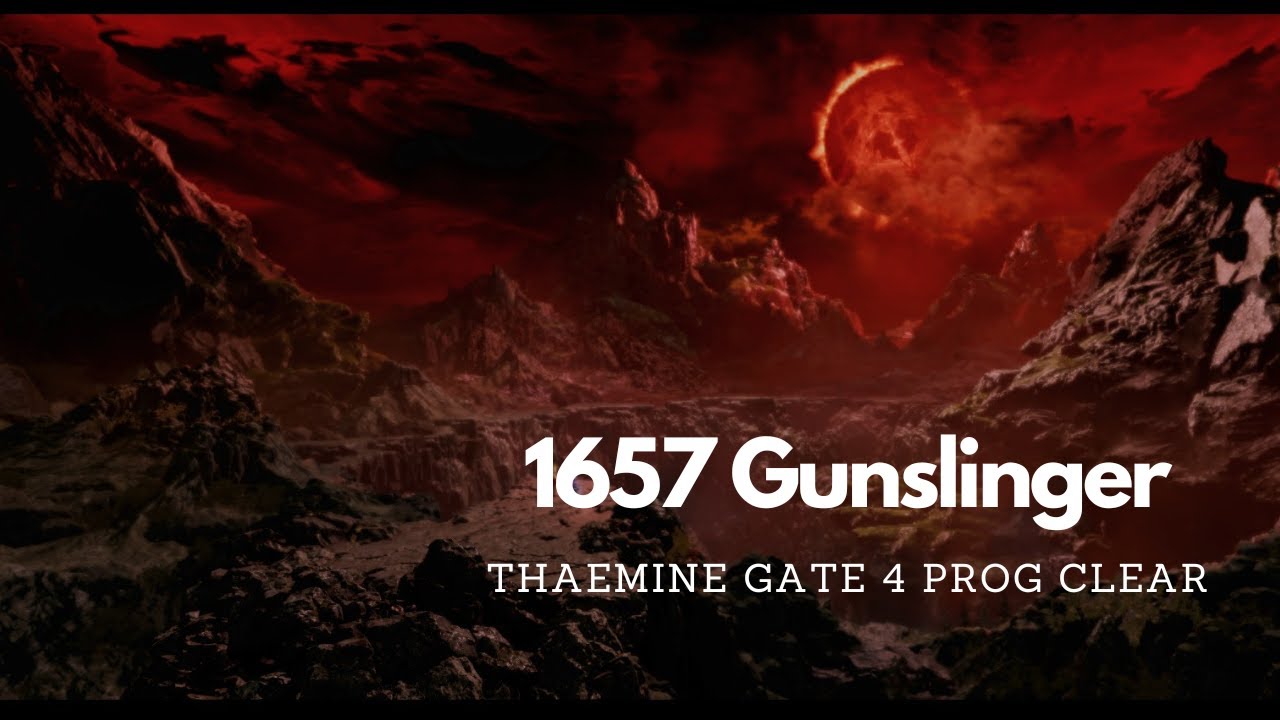 1657 Peacemaker Gunslinger | Thaemine Hard Gate 4 Prog Clear 😜 - YouTube