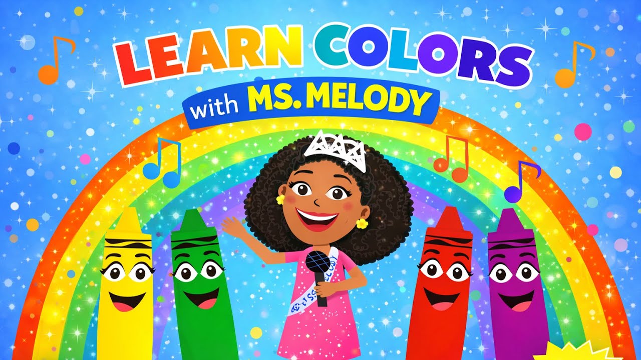 Colors Song 👗 | Ms. Melody & Me | Learn Colors for Kids | amoogloo ...