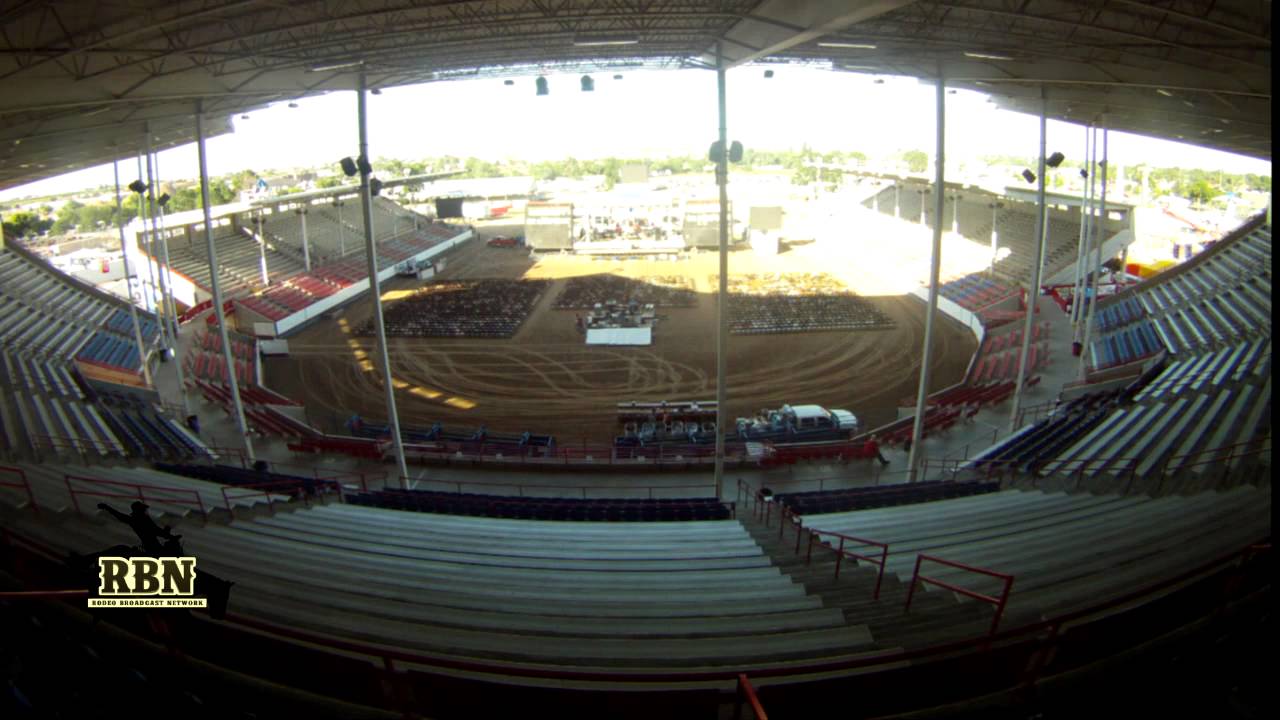 View from the Stampede Arena during 2014 Greeley Stampede - YouTube