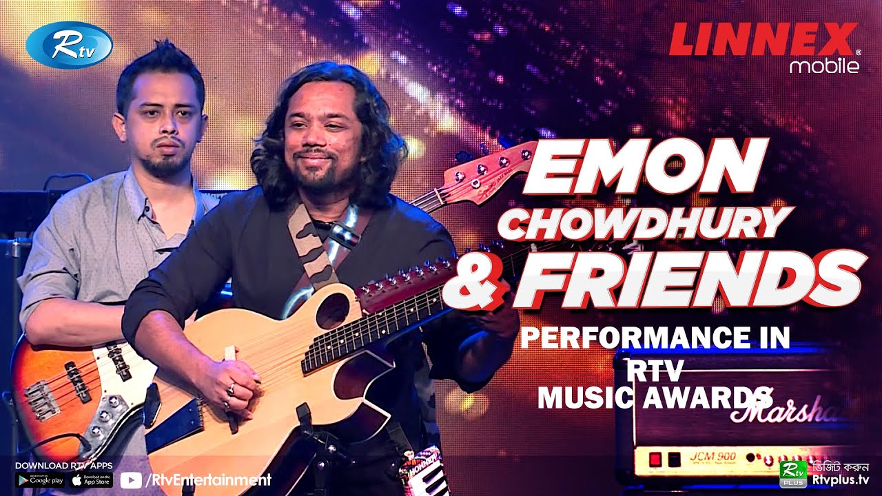 Amazing Performance of Emon Chowdhury & Friends In Rtv Music Awards 2020 | Rtv Entertainment ...