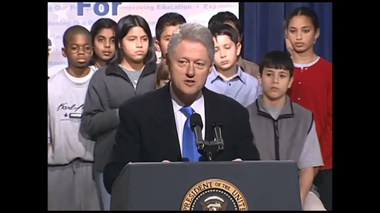 Bill Clinton Signing of Legislation Creating New Markets Tax Credit ...