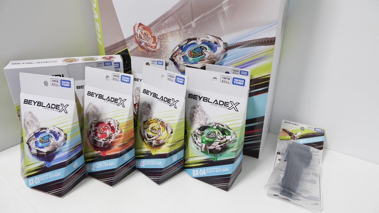 Playing with the NEW BeyBladeX!! (BX-01 BX-02 BX-03 BX-04 BX-05 BX-06 ...