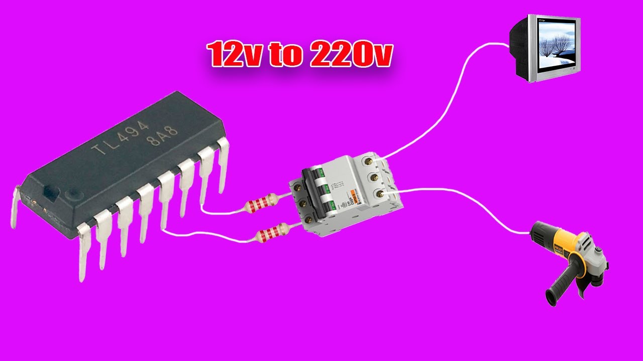 How to make a simple inverter 3000W, creative prodigy #122 - YouTube