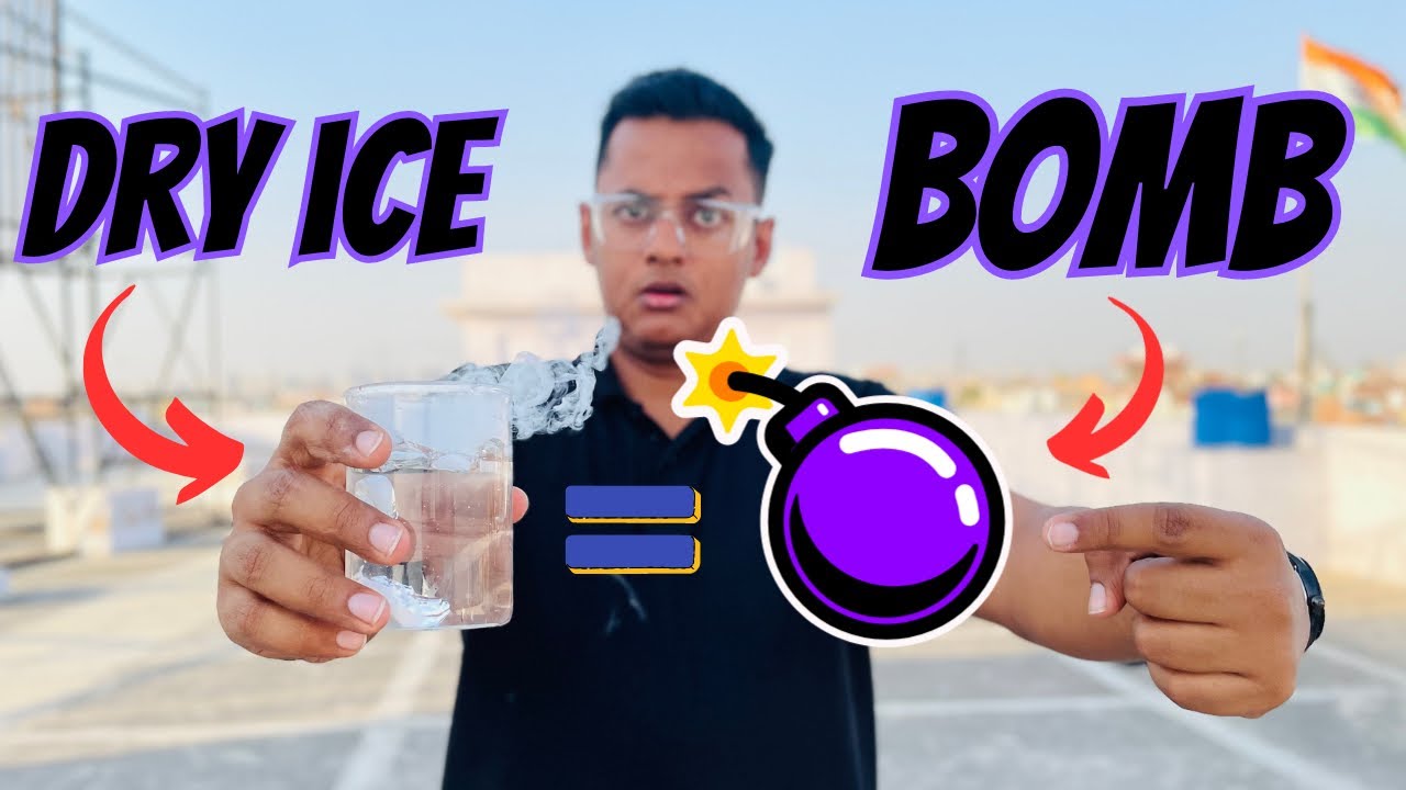 DRY ice bomb blast | home made experiment - YouTube