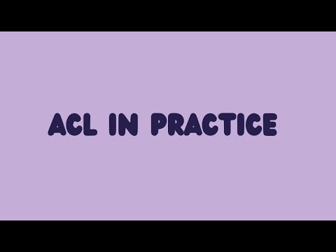 TUGAS ACL in Practice Chapter 5 - YouTube