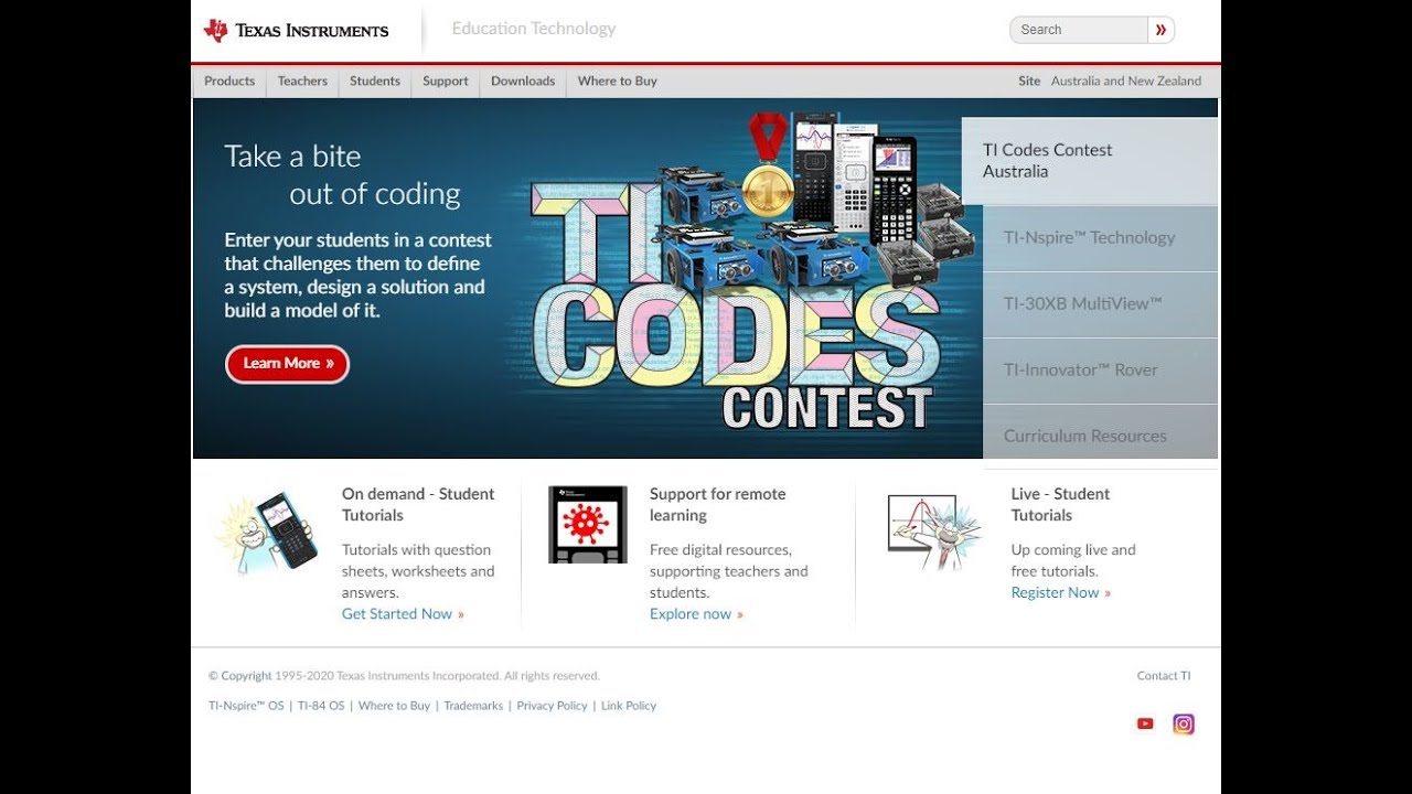 Texas Instruments Australia - Coding Competition - YouTube