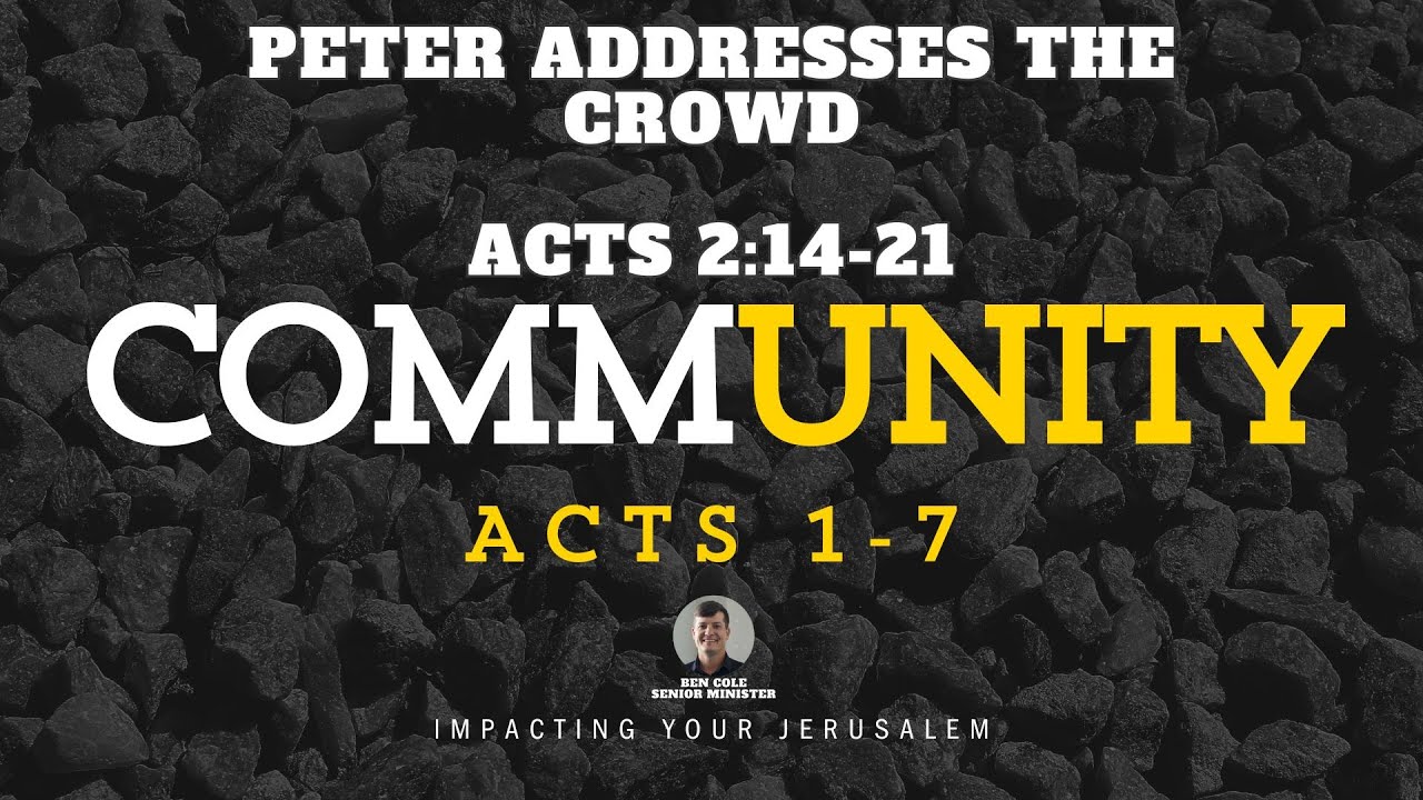 2025-02-02 - Sunday Morning Worship | Peter Addresses the Crowd | Acts ...