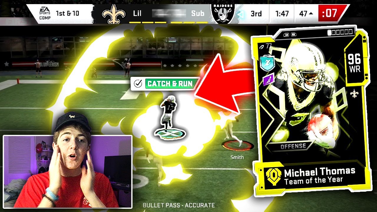 TOTY MICHAEL THOMAS CAN'T BE GUARDED! BEST WR IN MUT? Madden 20 ...