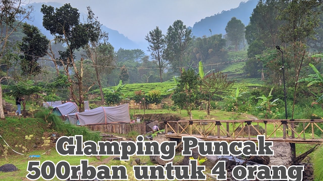 REKOMENDASI GLAMPING PUNCAK gunung mas puncak bogor indonesia terbaru ...