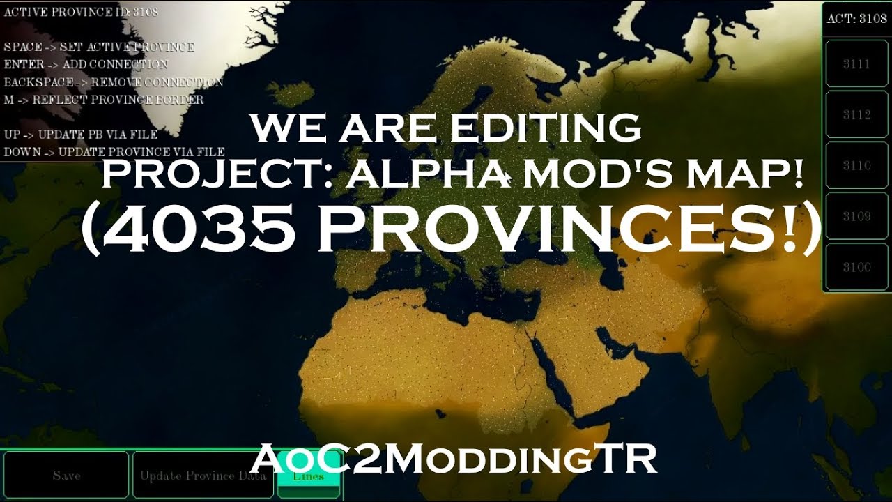 Mapi Editliyoruz! :D - Project: Alpha Mod (4035 Eyalet) - YouTube