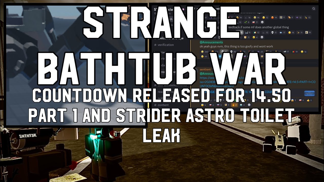 14.50 Part 1 Countdown Out and Strider Astro Toilet Leak | Strange ...