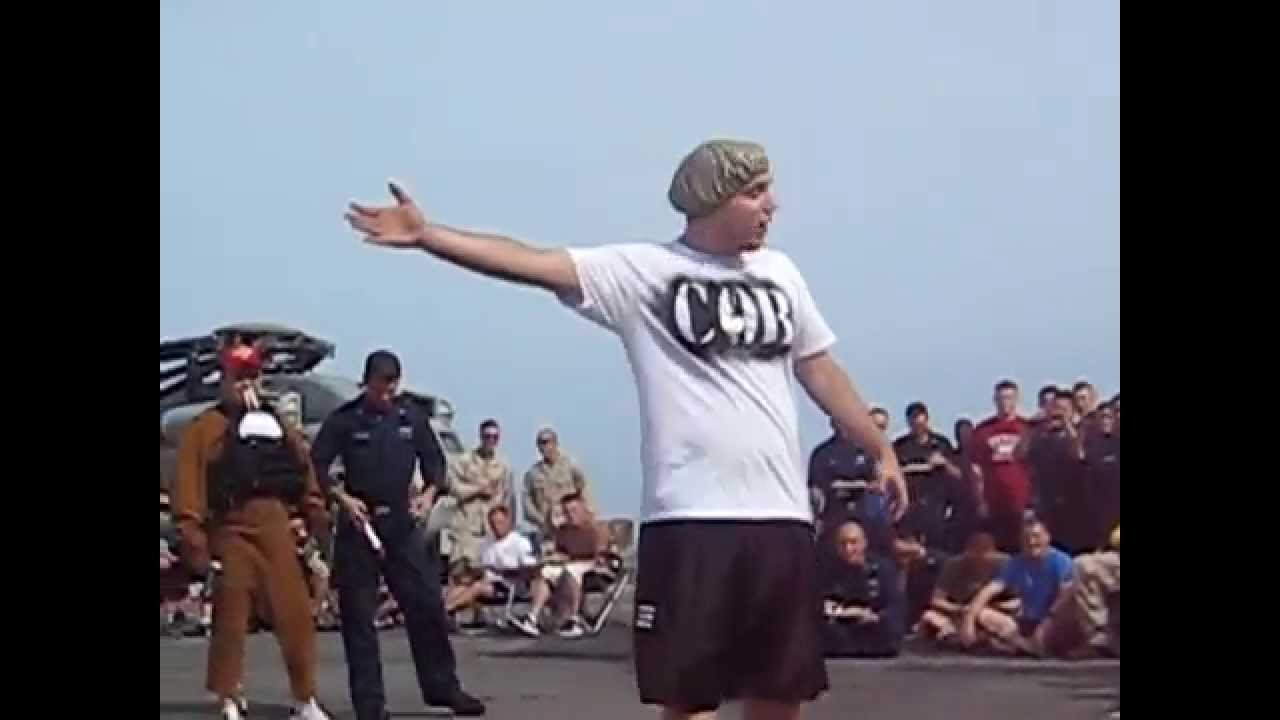 USS NEW YORK (LPD 21) Shellback Ceremony Wog Day Skit 1 - YouTube