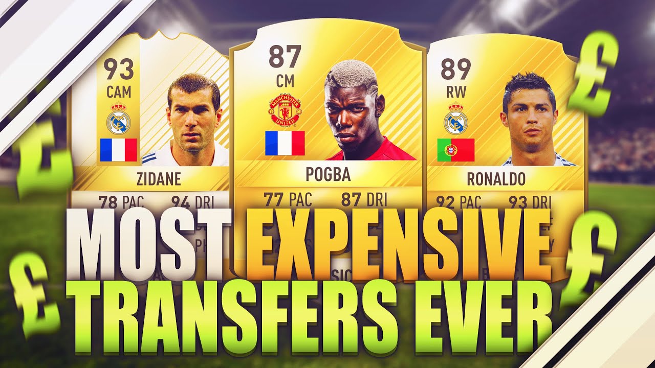 TOP 10 MOST EXPENSIVE TRANSFERS EVER! - YouTube