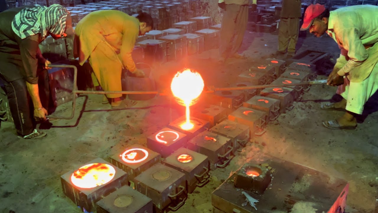 How To Make Car Rear Disc Brake In Factory- Disc Brake Making Process ...