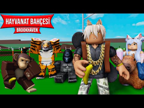 SEVGİLİMLE HAYVANAT BAHÇESİNE GİTTİK! 😍 ROBLOX BROOKHAVEN RP🏡