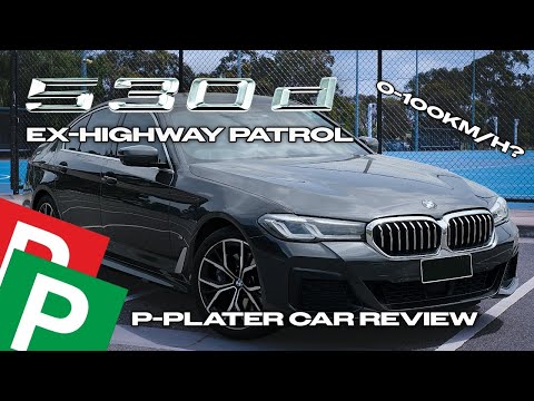 BMW 530D P Plate Legal Car Review - EX Highway Patrol Car - 0-100km/h Test
