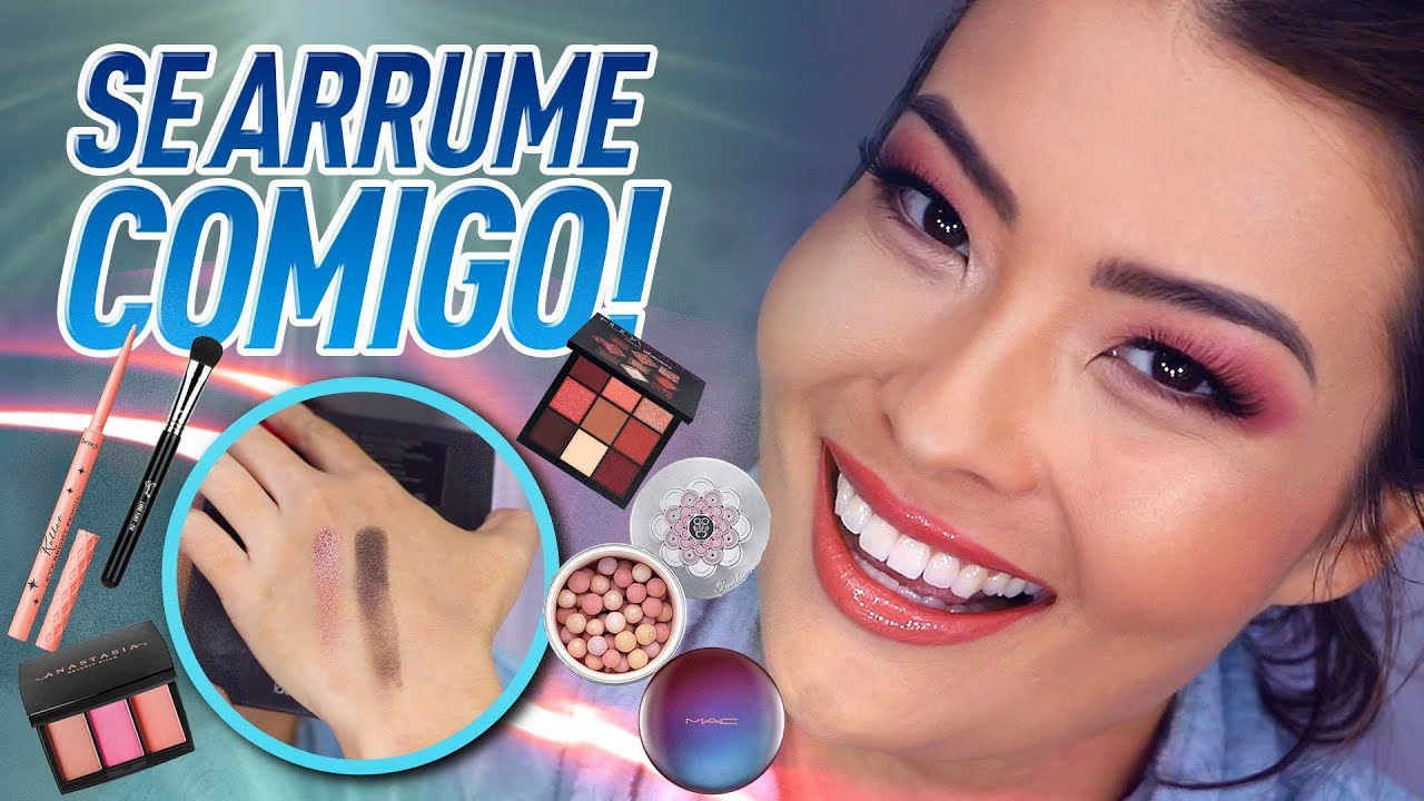 TESTANDO MINHAS MAKES NOVAS ♥️ LANCOME | HUDA BEAUTY | ANASTASIA ...