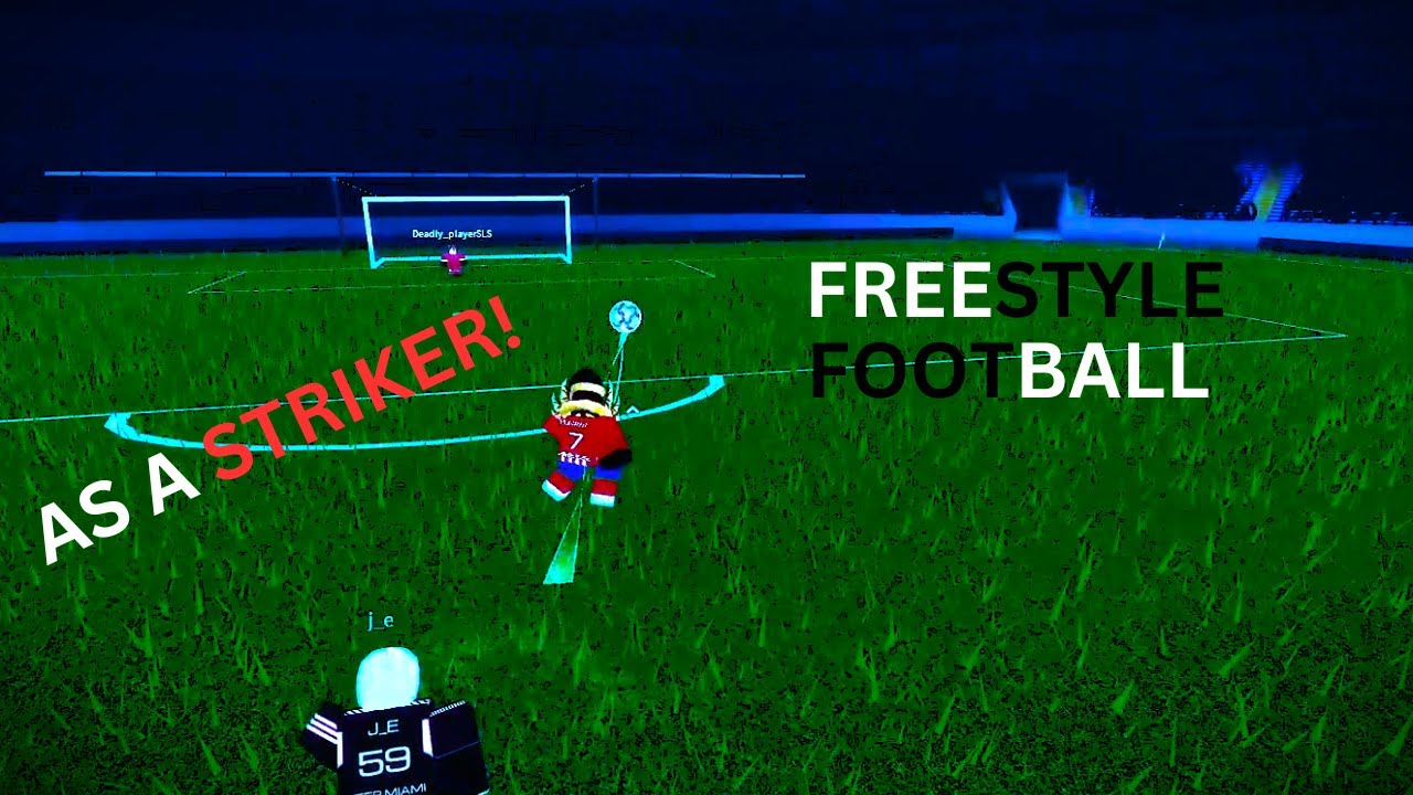 Roblox FSF (Freestyle Football) as a Striker! - YouTube