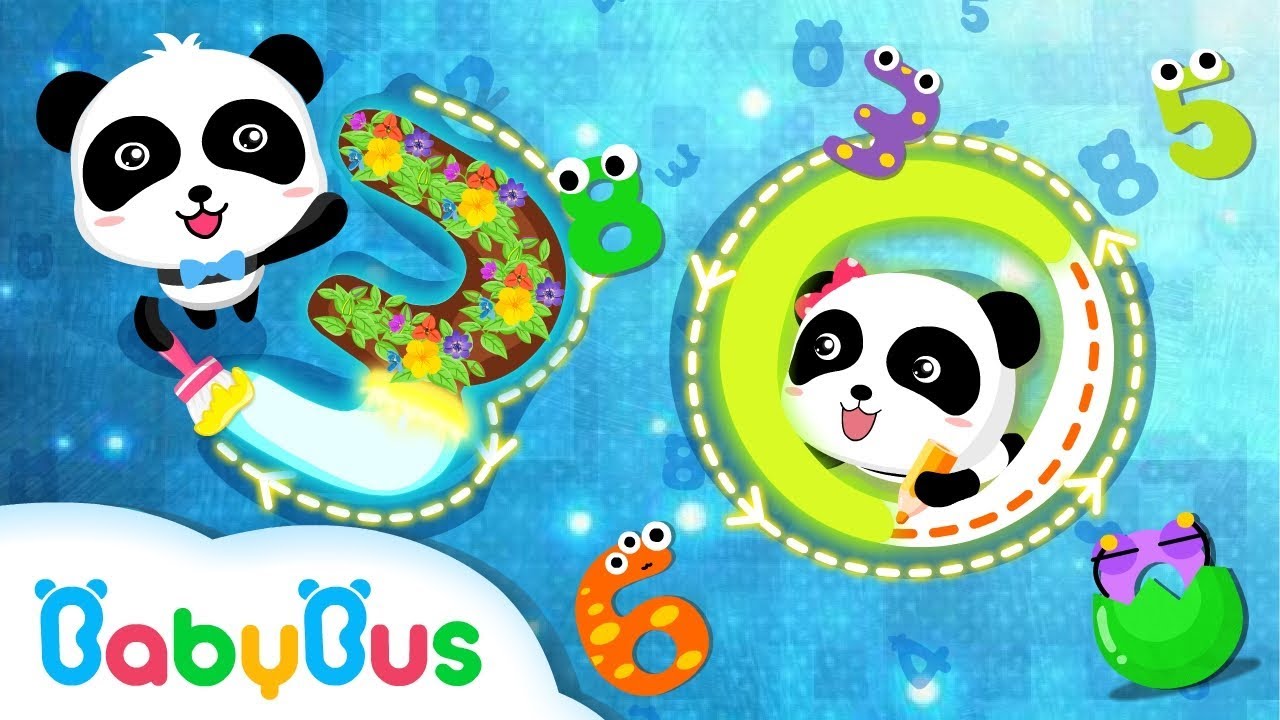 Baby Panda Magic Numbers | Connect The Numbers | Learn Numbers ...