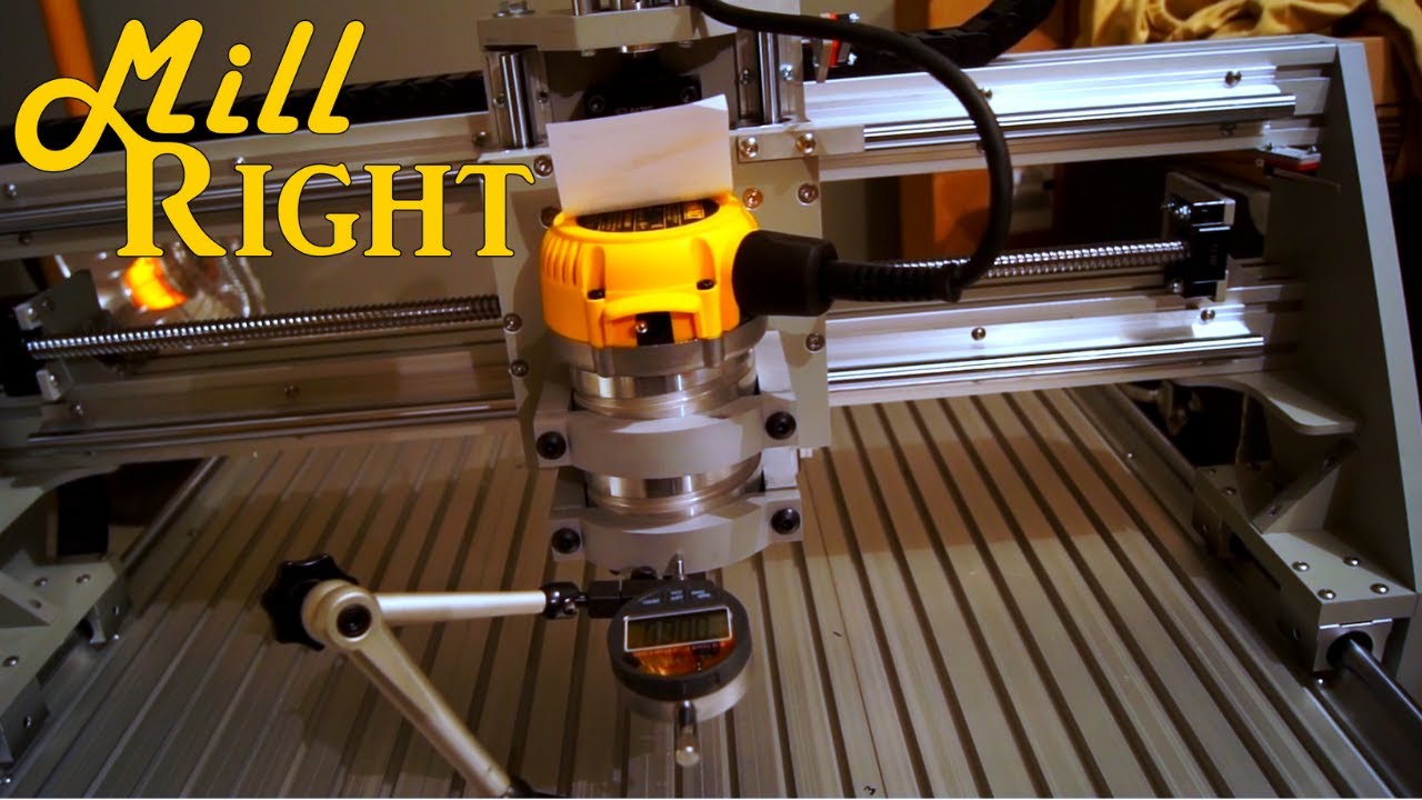 Measuring Repeatability in All Axis on Millright CNC Power Route - YouTube