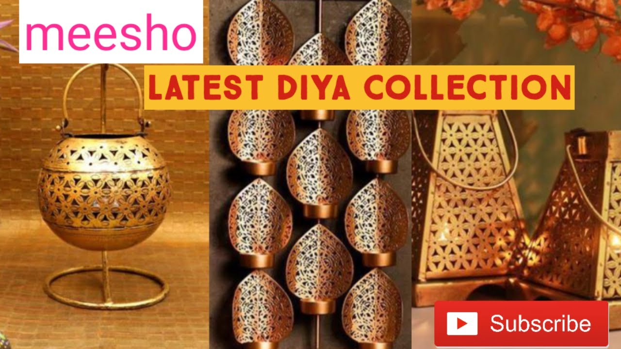 Meesho Latest brass diya collection for puja and festival, lantern ...