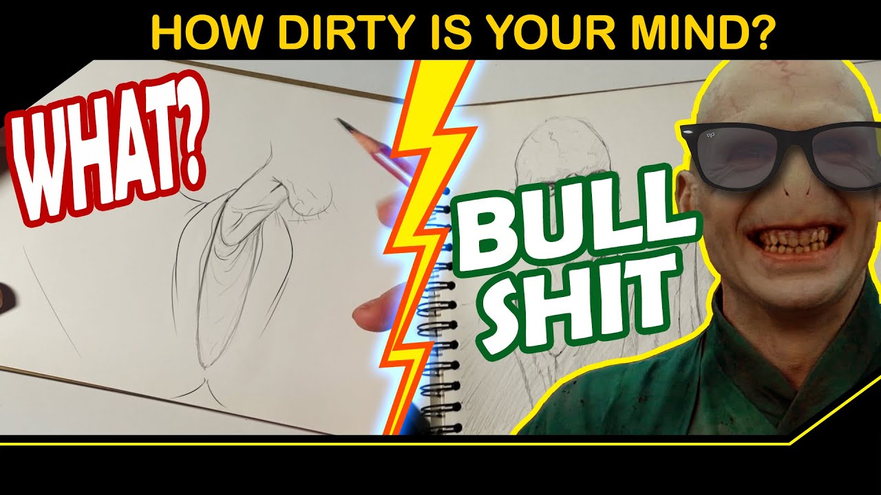 How to draw voldemort? Dirty funny drawing - YouTube