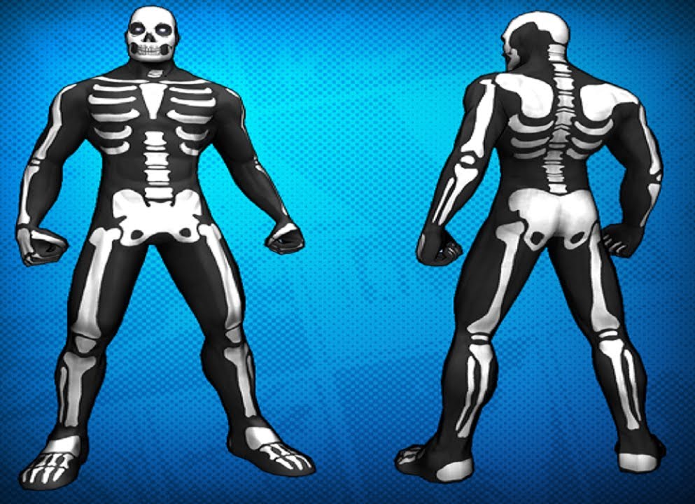 DCUO New Seasonal Skeleton Style - YouTube