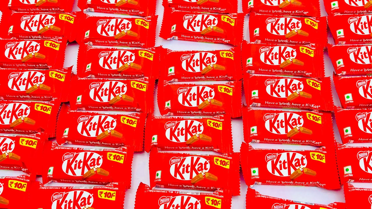 KitKat chocolate box unboxing || Rs.10 rupees chocolate smallpack # ...
