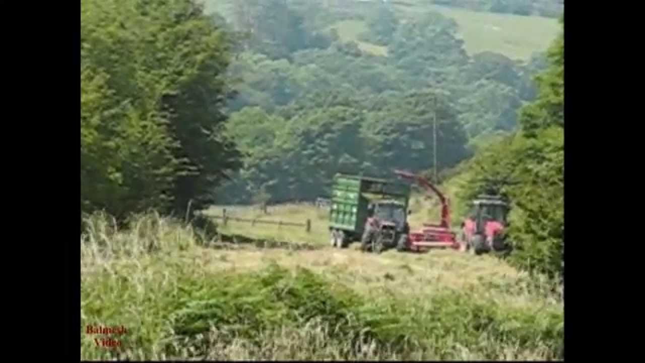 Memories of Scottish Silaging - Two Trailed Choppers. - YouTube