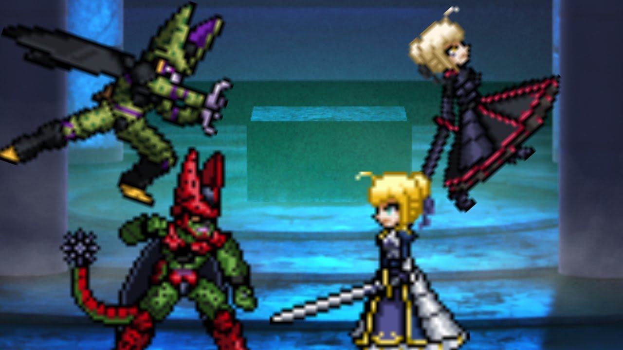 Cell Max & Perfect Cell Vs Saber & Saber Alter - MUGEN - YouTube