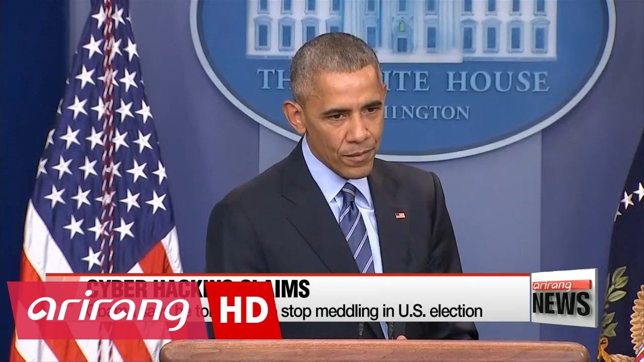 Obama says he told Putin to stop meddling in U.S. election - YouTube