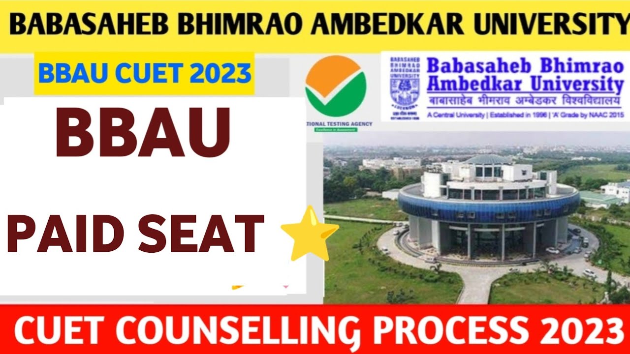 BBAU PAID SEAT | Babasaheb bhimrao ambedkar University CUET, cut off ...
